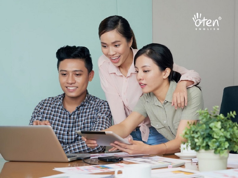 Khám phá lớp tiếng Anh cho người đi làm tại Aten English
