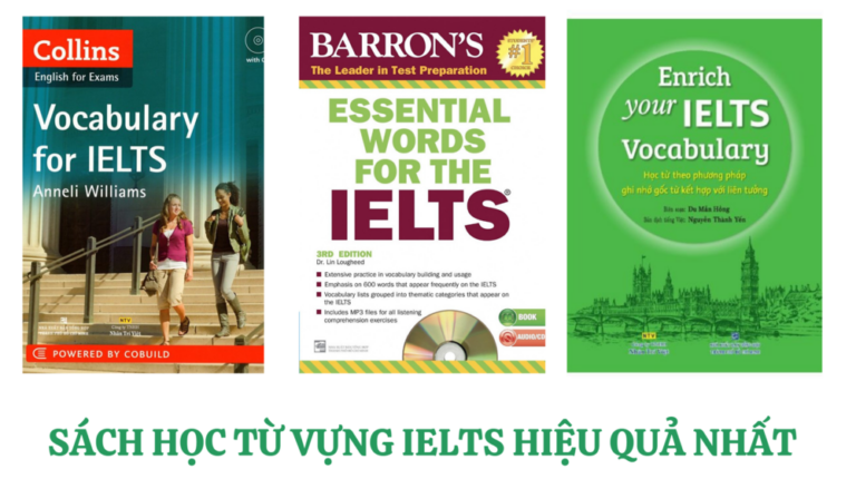 6 cuốn sách học từ vựng IELTS theo chủ đề hiệu quả