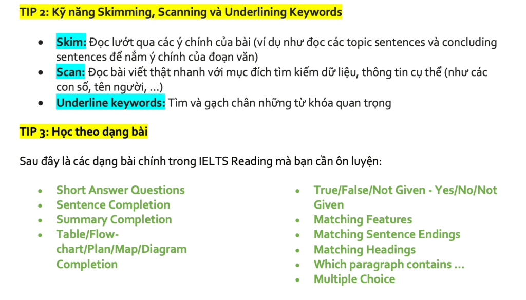 Bài tập matching sentence endings: Hướng dẫn làm chi tiết